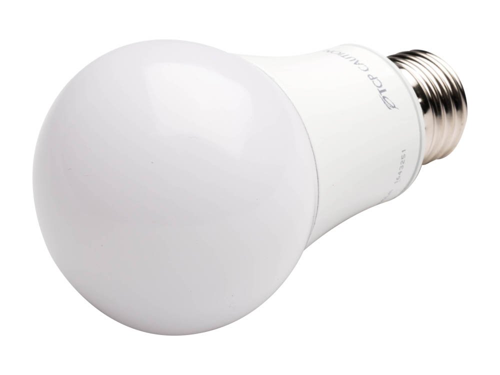 TCP Dimmable 9.5 Watt 3000K A19 LED Bulb, Wet Listed & Suitable for Fully Enclosed Fixtures