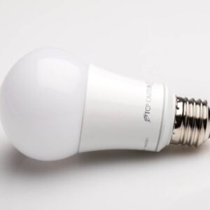 TCP Dimmable 9.5 Watt 3000K A19 LED Bulb, Wet Listed & Suitable for Fully Enclosed Fixtures