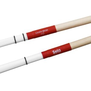 sela SE 065 Cajon Brush, Pair, Wood, 110 Rods (SE065)