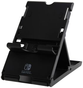 hori compact playstand for nintendo switch officially licensed by nintendo, adjustable