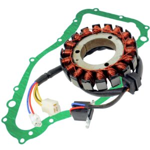 caltric stator & gasket compatible with arctic cat prowler hdx 700 2011-2012