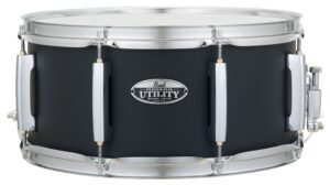 pearl snare drum, satin black (mus1465m227)