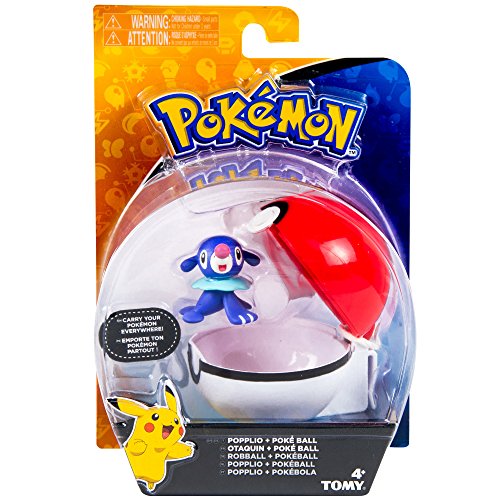 Pokémon Clip n Carry Poké Ball, Popplio and Poké Ball