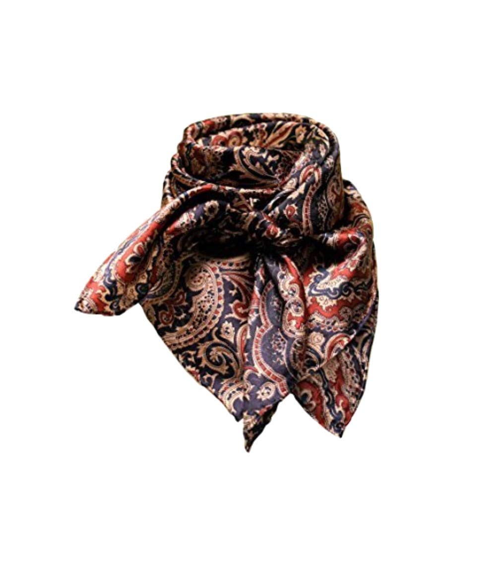 Cowboy Paisley Plum with Maroon Wild Rag