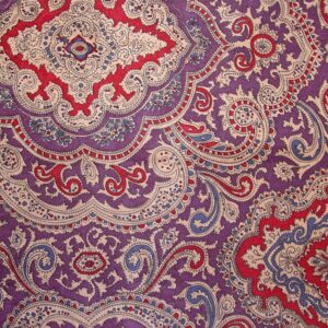 Cowboy Paisley Plum with Maroon Wild Rag