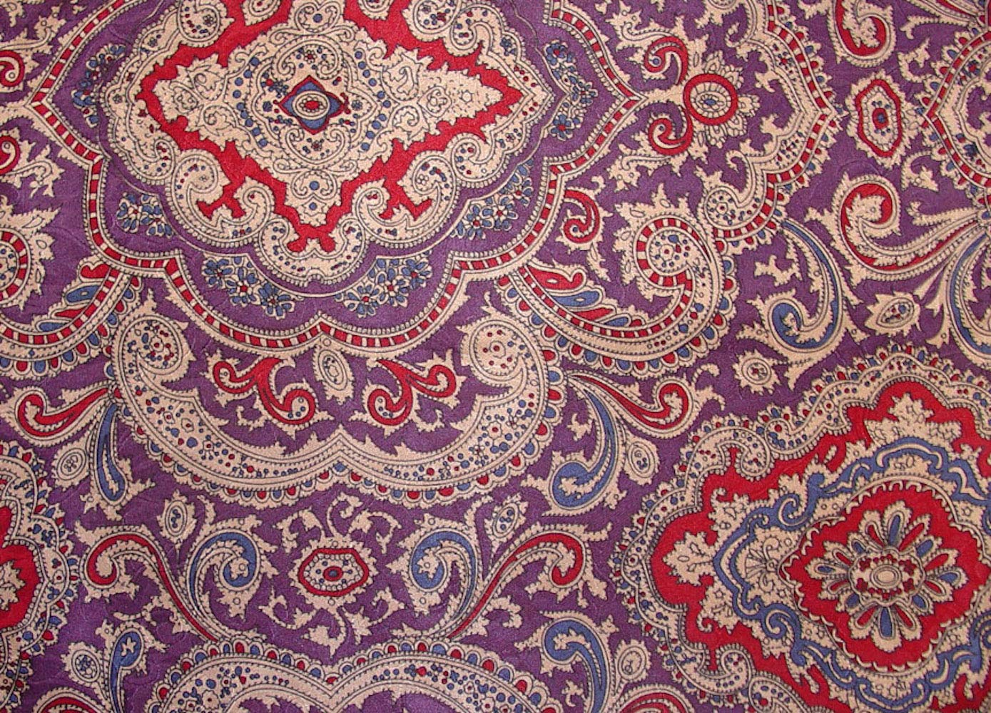 Cowboy Paisley Plum with Maroon Wild Rag