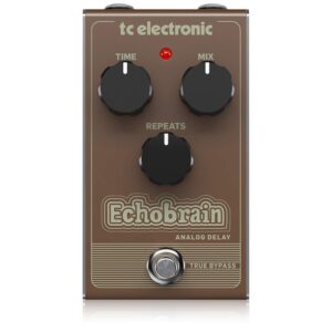 tc electronic echobrain analog delay vintage-style delay pedal with all-analog bucket-brigade circuit