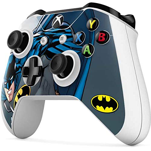 Skinit Decal Gaming Skin Compatible with Xbox One S Controller - Officially Licensed Warner Bros Batman Ready for Action Design