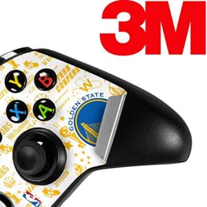 Skinit Decal Gaming Skin compatible with Xbox One S Controller - Officially Licensed NBA Golden State Warriors Historic Blast Design