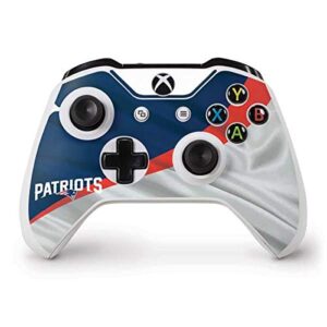 skinit decal gaming skin compatible with xbox one s controller - officially licensed nfl new england patriots design