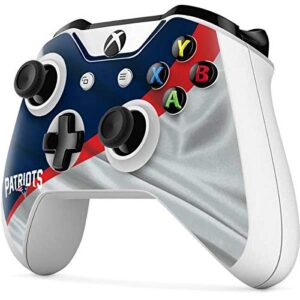 Skinit Decal Gaming Skin compatible with Xbox One S Controller - Officially Licensed NFL New England Patriots Design