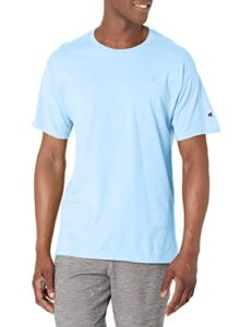 champion mens classic t-shirt, everyday tee for men, comfortable soft (reg. or big & tall), swiss blue, xx-large us