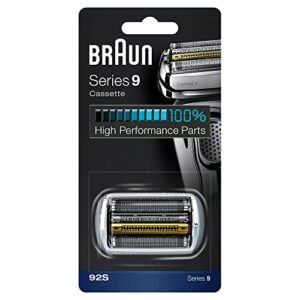 braun 92s series 9 electric shaver replacement foil and cassette cartridge - silver