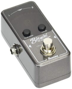 ibanez, 1/4-inch right angle chromatic guitar/bass pedal tuner (bigmini)