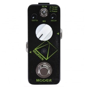 mooer audio micro modverb modulation reverb guitar effects pedal