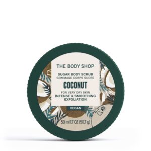 the body shop coconut body scrub exfoliator - 50ml