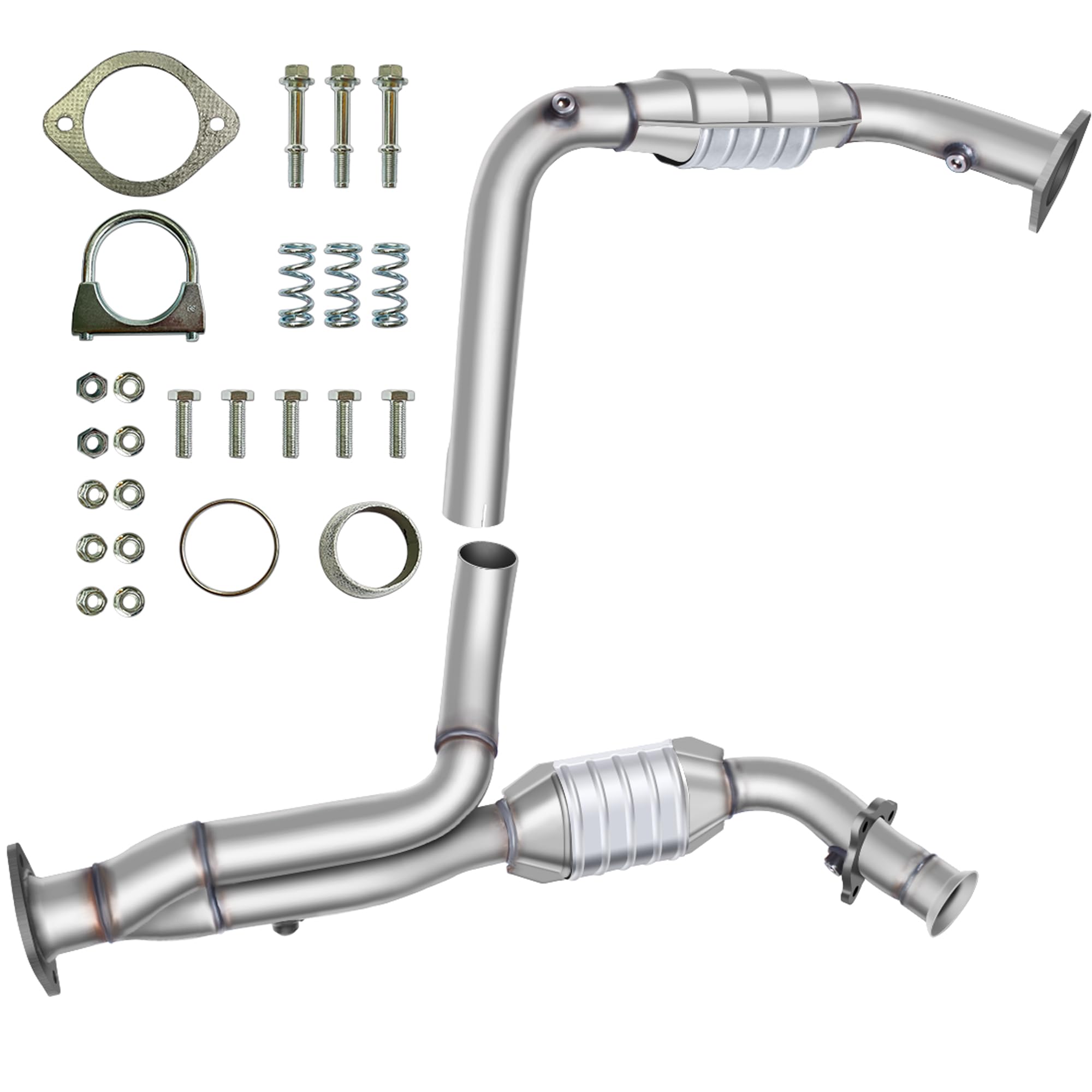 AUTOSAVER88 Catalytic Converter Compatible with Chevy Silverado GMC Sierra 1500 1999 2000 2001 2002 2003 2004 2005 2006 Tahoe Avalanche Suburban Yukon Cadillac Escalade 4.3L 4.8L 5.3L (EPA Compliant)