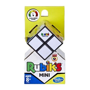 hasbro gaming rubik's cube 2 x 2 mini puzzle, original rubik's product, toy for for kids ages 8 and up