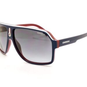 Carrera mens Carrera 1001/S Sunglasses, Blue Red/Dark Gray Gradient, 62mm 11mm US