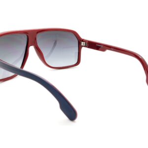 Carrera mens Carrera 1001/S Sunglasses, Blue Red/Dark Gray Gradient, 62mm 11mm US