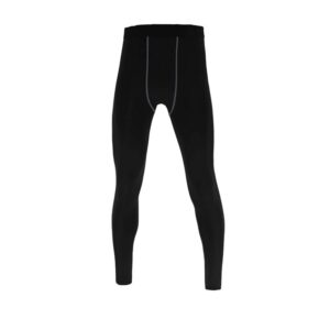 lanbaosi boys & girls sports thermal compression base layer legging/tights, black, 7