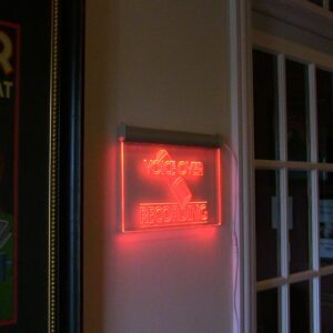 Multi-Color LED Voice Over Recording Sign with Remote Control