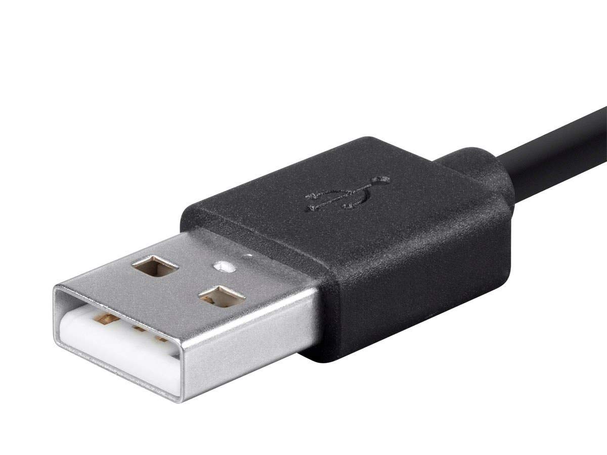 Monoprice 118789 Apple MFi Certified USB to Micro USB + USB Type-C + Lightning Charge And Sync Cable - 3 Feet - Black