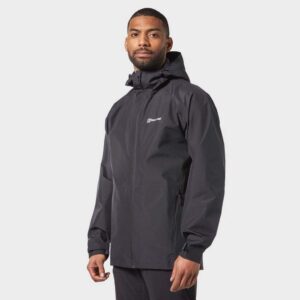 Berghaus Men's Standard Paclite 2.0 Waterproof Jacket, Black/Black, X-Large