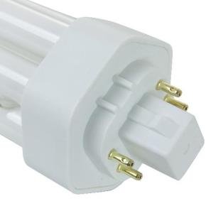 Circle (10 Pack) PLT-42W 841, 4 Pin GX24Q-4, 42 Watt Triple Tube, Compact Fluorescent Light Bulb