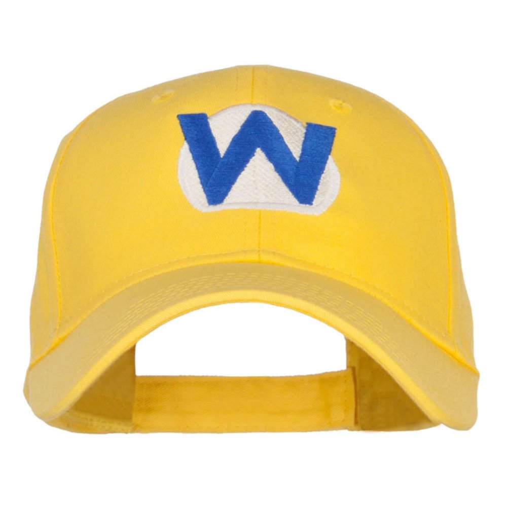 e4Hats.com Mario Luigi Wario Waluigi Embroidered Cap - Yellow OSFM