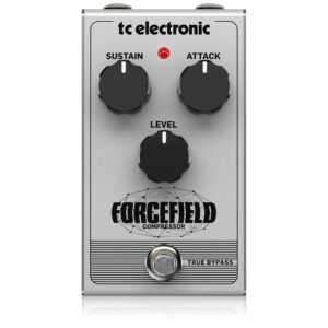 tc electronic forcefield compressor classic compressor/limiter pedal with endless sustain