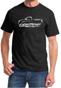 1999-04 ford svt lightning f150 truck classic outline design tshirt large black