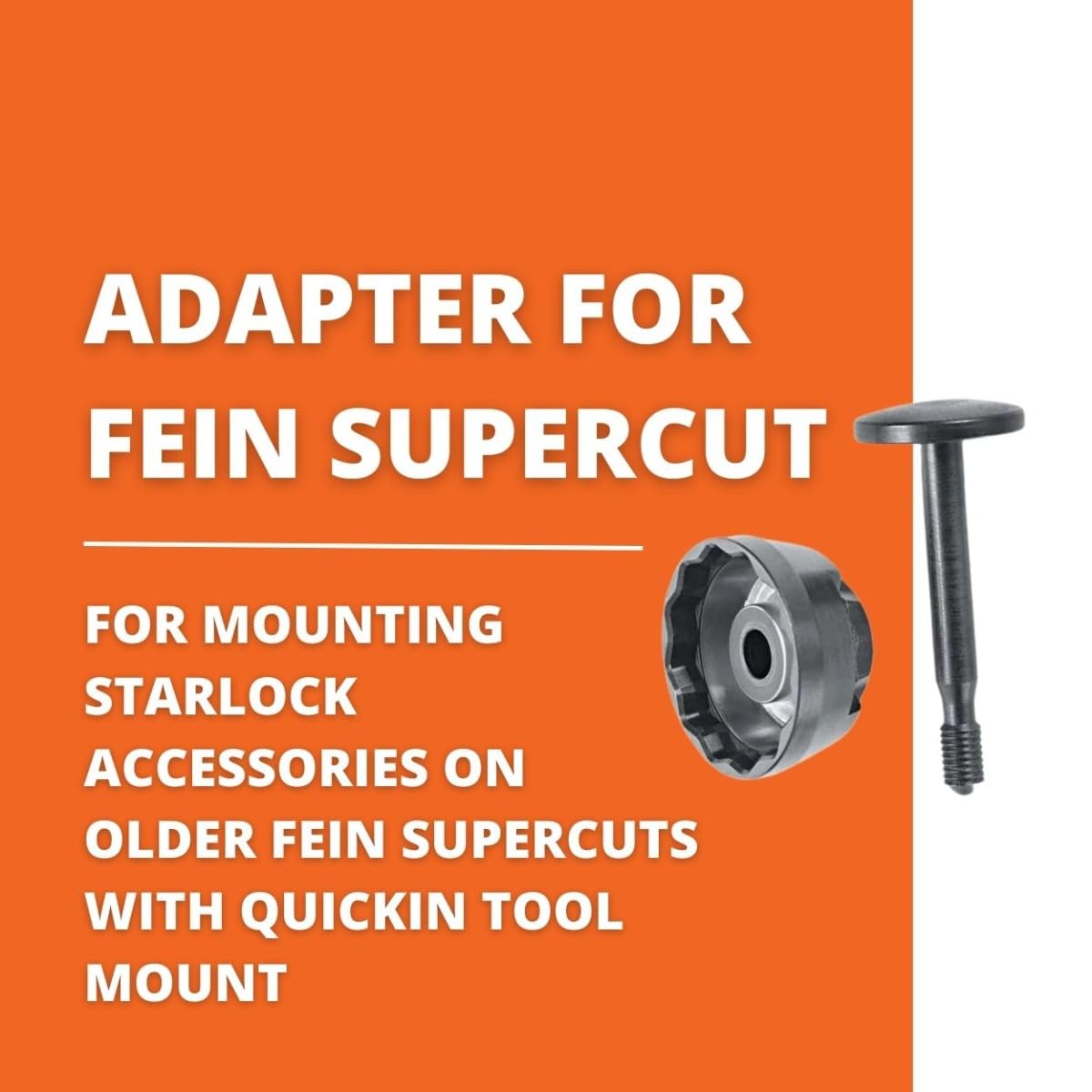 Fein StarLock Adapter Set for Supercut with QuickIn Tool Mount - 35222952050