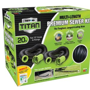 Thetford Titan 20 Foot Premium RV Sewer Hose Kit - Thetford 17902