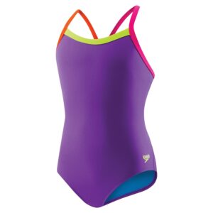 speedo women's swimsuit one piece prolt propel back solid - manufacturer discontinued