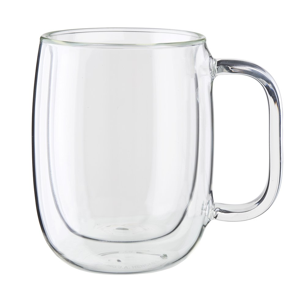 ZWILLING Sorrento Plus 4-pc Double Wall Glass , Insulated Coffee Mug, Clear