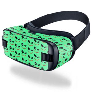 mightyskins skin compatible with samsung gear vr (2016) wrap cover sticker skins why so serious