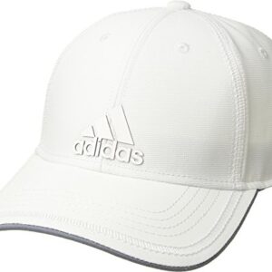 adidas Men's Contract Structured Adjustable Cap, White/Grey, One Size