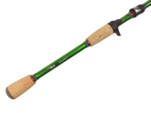 carrot stix casting pro wild wild green greenwater inshore fishing rod (7 foot, medium light)