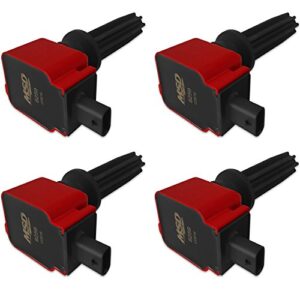 82594 msd ignition coil - ford ecoboost - 2.0l/2.3l l4 - red - 4-pack