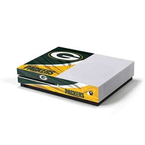 skinit decal gaming skin compatible with xbox one s console - officially licensed nfl green bay packers design