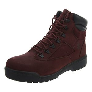 timberland mens 6 inch field boot burgundy (9)