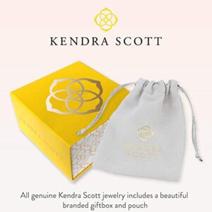 Kendra Scott Elle Drop Earrings for Women, Fashion Jewelry, 14k Gold-Plated, Bronze Veined Turquoise