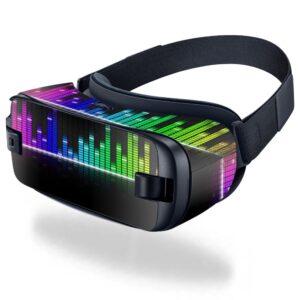 mightyskins skin compatible with samsung gear vr (2016) wrap cover sticker skins keep the beat