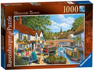 ravensburger waterside tavern jigsaw puzzles 1000 pieces for adults and kids age 12 years up