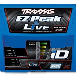 Traxxas 2971 EZ-Peak Live 12-Amp NiMH/LiPo Fast Charger with ID Technology Vehicle