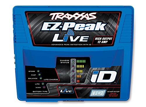 Traxxas 2971 EZ-Peak Live 12-Amp NiMH/LiPo Fast Charger with ID Technology Vehicle