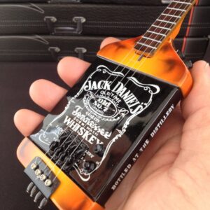 Officially Licensed Michael Anthony Jack Daniels JD Bass Mini Guitar