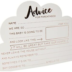 Ginger Ray Cloud & Rose Gold Baby Shower Advice for the Parents Cards 10 Pack