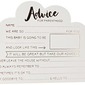 Ginger Ray Cloud & Rose Gold Baby Shower Advice for the Parents Cards 10 Pack